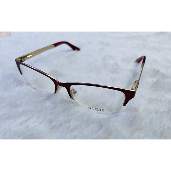 Guess | Accessories | Guess Womens Brown Red Matte Bordeaux Eyeglass ...